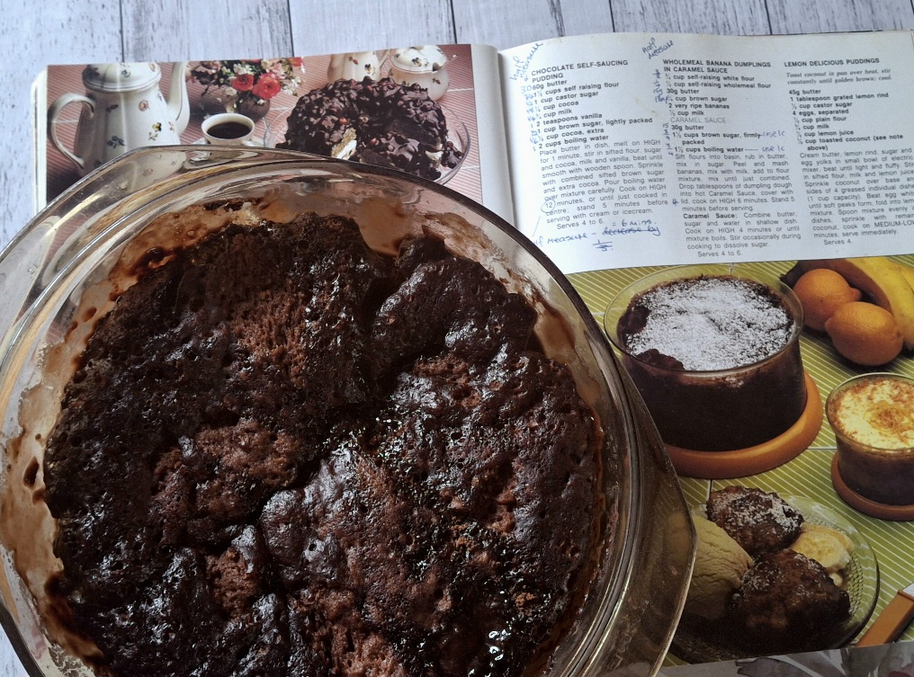Easy Microwave Chocolate Self-Saucing Pudding – A Favourite Winter ...