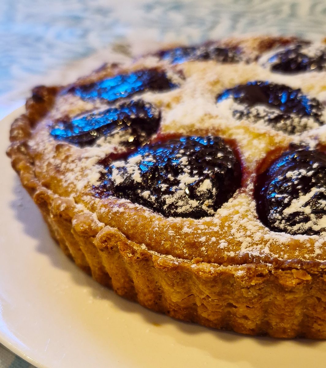 Frangipane Tart with Black Doris Plums – Life With Janet